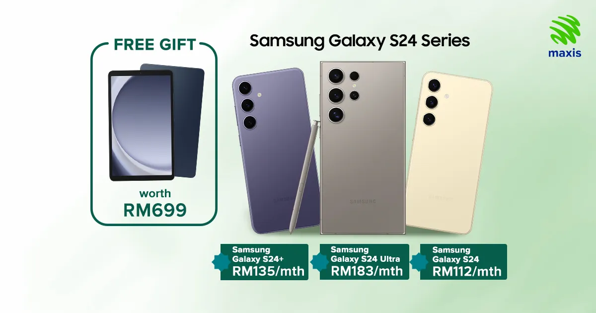 Own the Samsung Galaxy S24 Series with 5G Postpaid Plans | Maxis