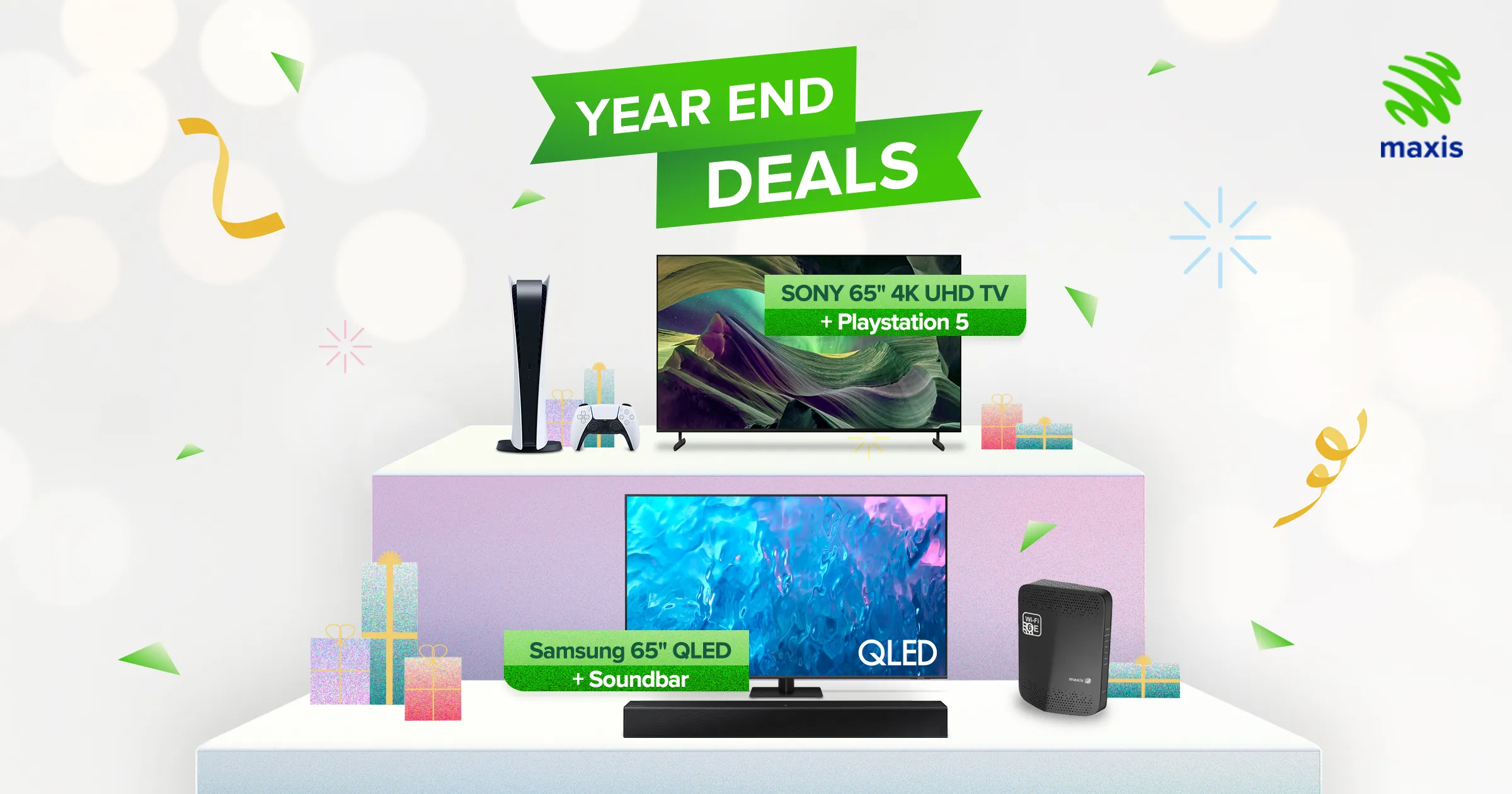 Maxis Year End Deals: Mobile and Home Devices Promotions