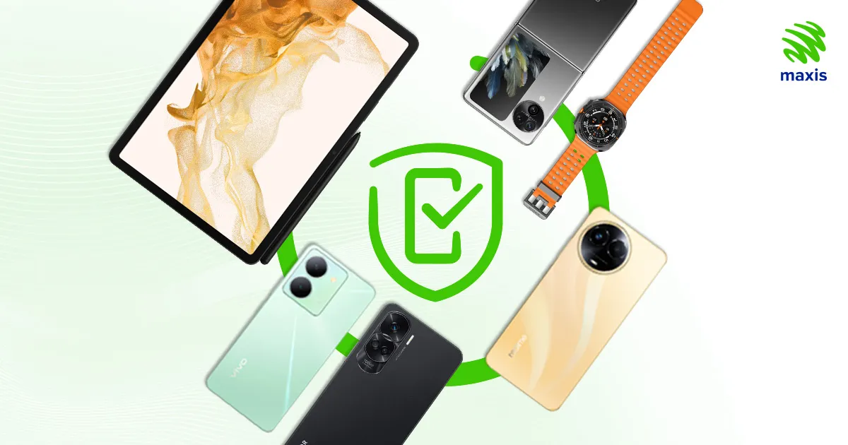 全新 Maxis Device Care | 设备保险计划