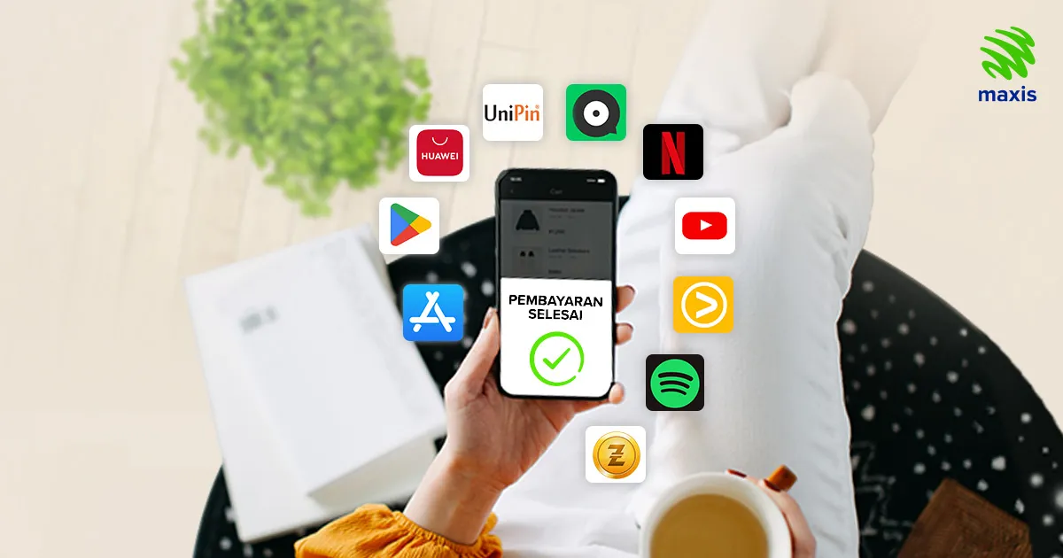 Bayar Dengan Bil Maxis Anda | Maxis